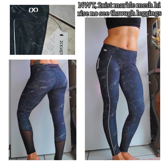 2xist | Pants & Jumpsuits | Nwt 2xist No See Through Lightening Yogas ...
